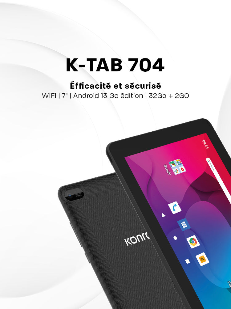 KTAB 704 (7'' - WIFI - 32 Go, 2 Go RAM) – Konrow France